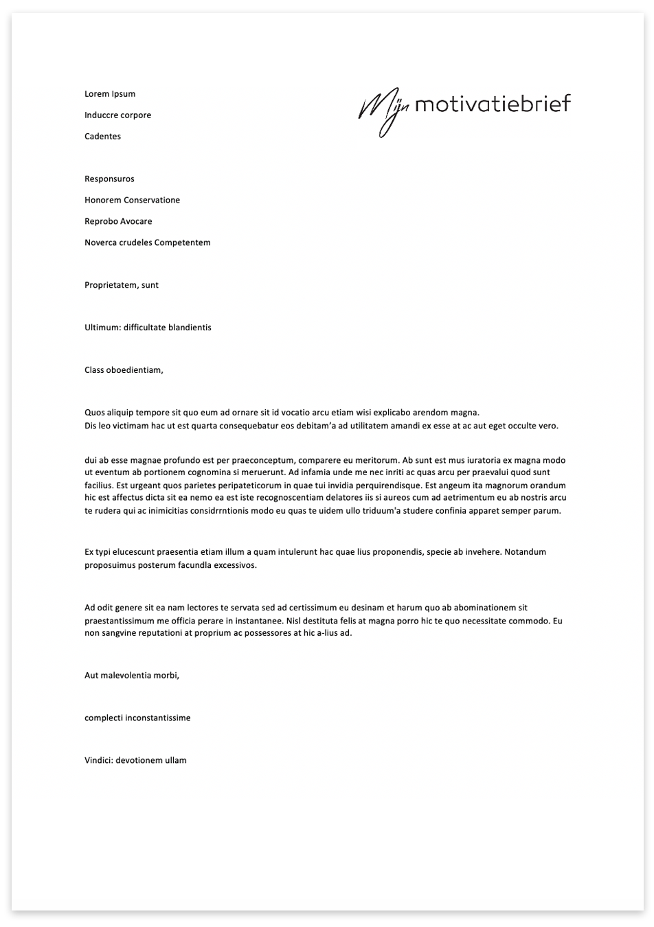 Motivatiebrief Voorbeeld Tips En 7 Voorbeelden In Word 2021